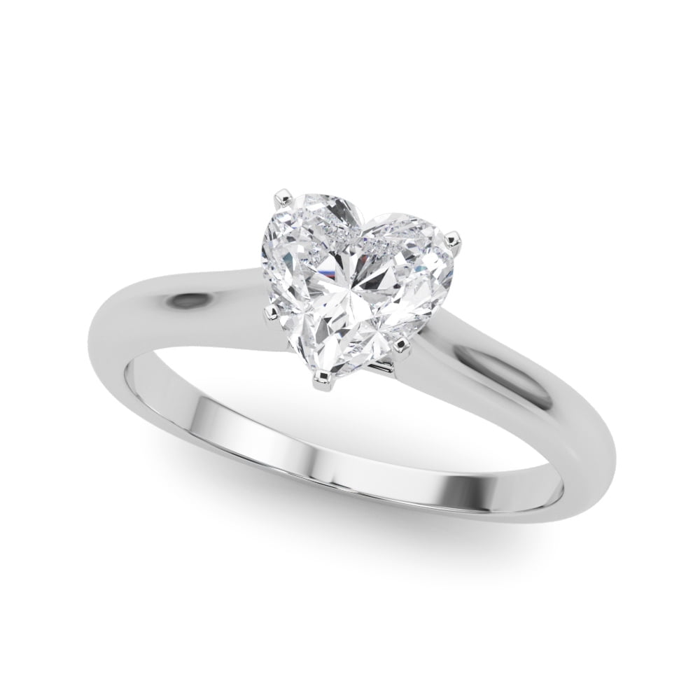 Eterna Jewelry 1.6 Ct Moissanite Engagement Ring - Heart Cut Ring - 14K ...