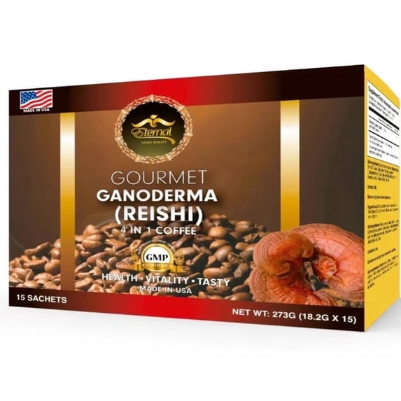 Eternal Cafe De Ganoderma Coffee 4 in 1 Reishi Beverage Flavor Sugar ...
