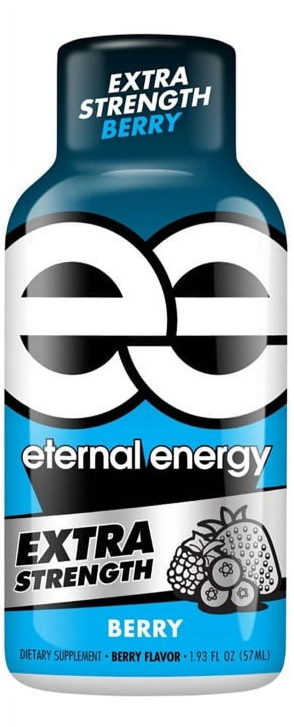 Eternal Energy Shot, Extra Strength, Berry 1.93 oz, 12 Count - Walmart.com