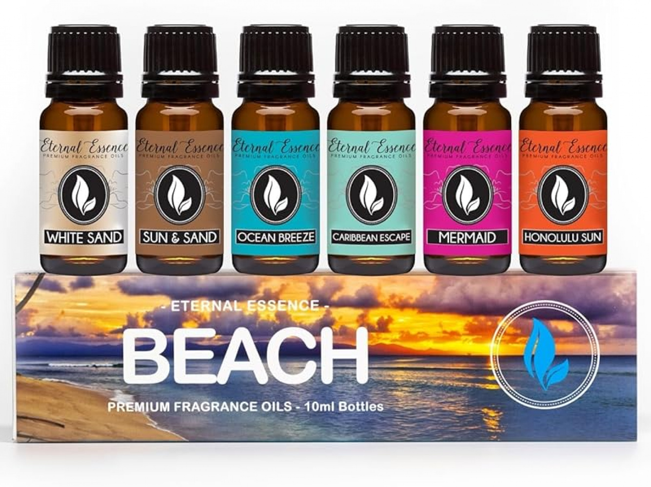 Eternal Essence Oils Beach Set of 6 Premium Fragrance Oils - Includes ...
