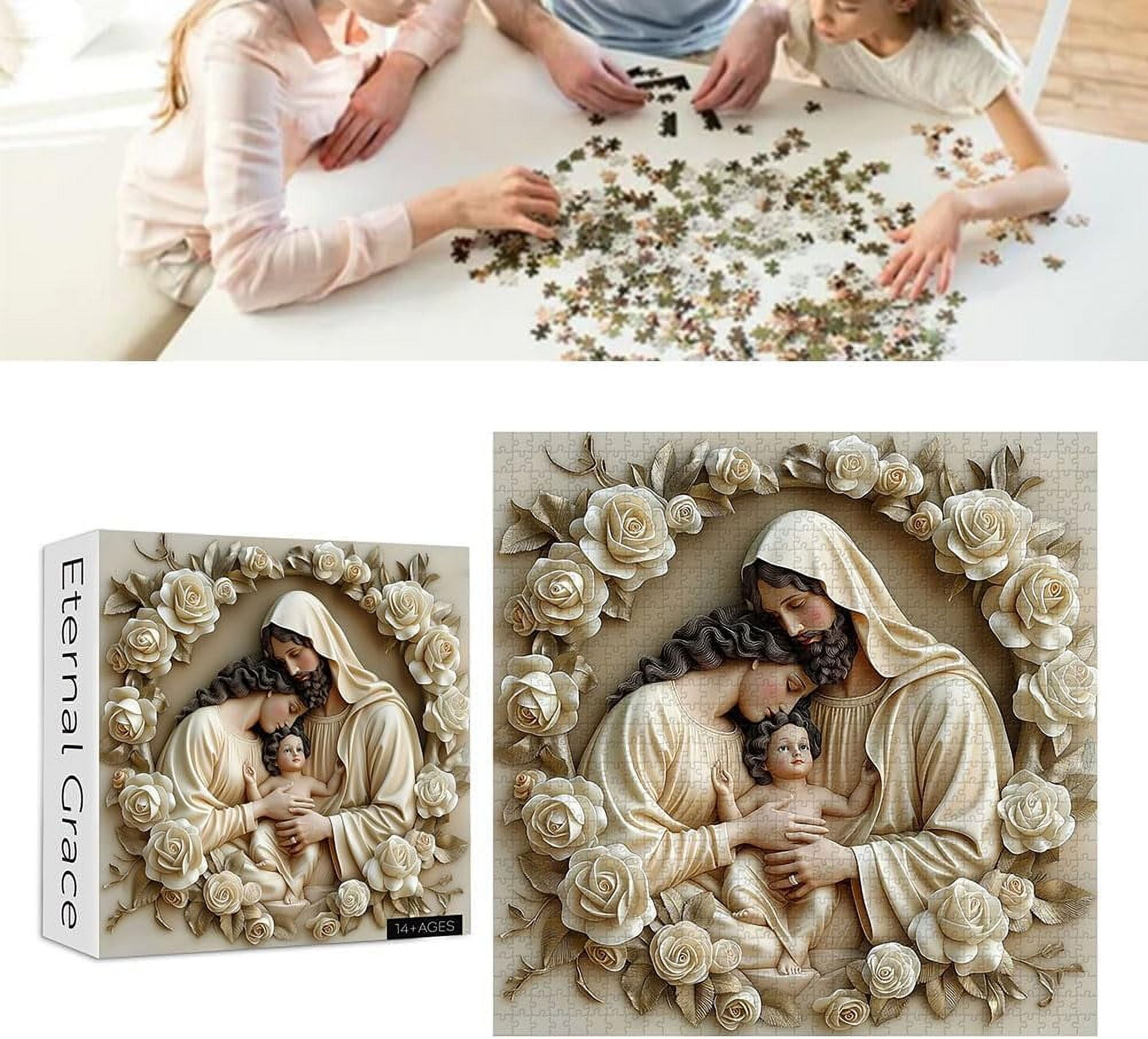Eternal Grace Jigsaw Puzzle 1000 Pieces,Puzzle for Adults 1000 Piece ...