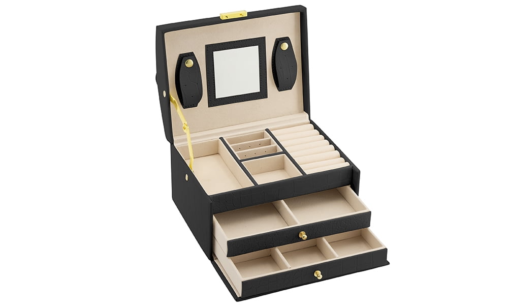 Eternal Home Collection Multi Section Jewelry Box with 3 Layers ...