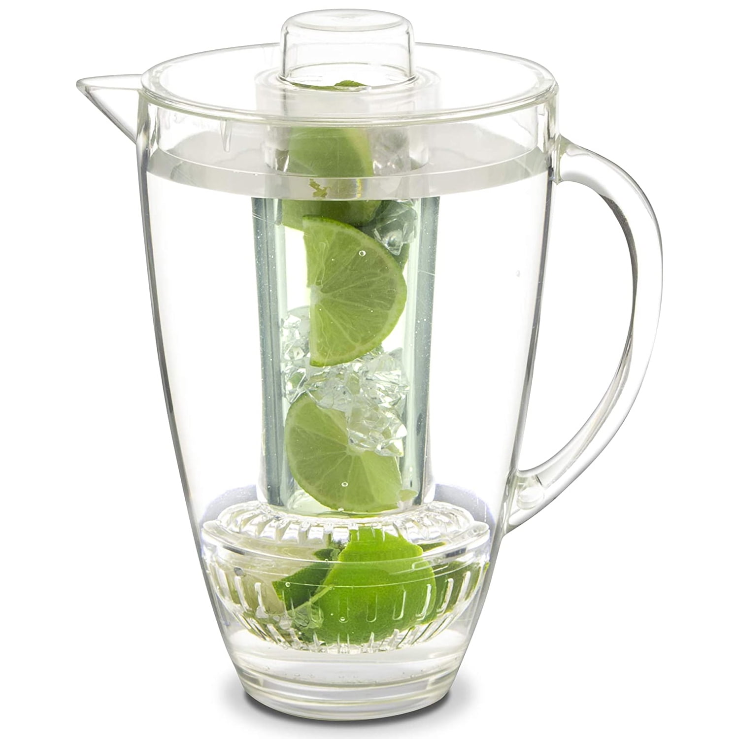 Eternal Kitchen 94 oz Clear Acrylic Fruit Infusion Jug | Flavor Pitcher ...