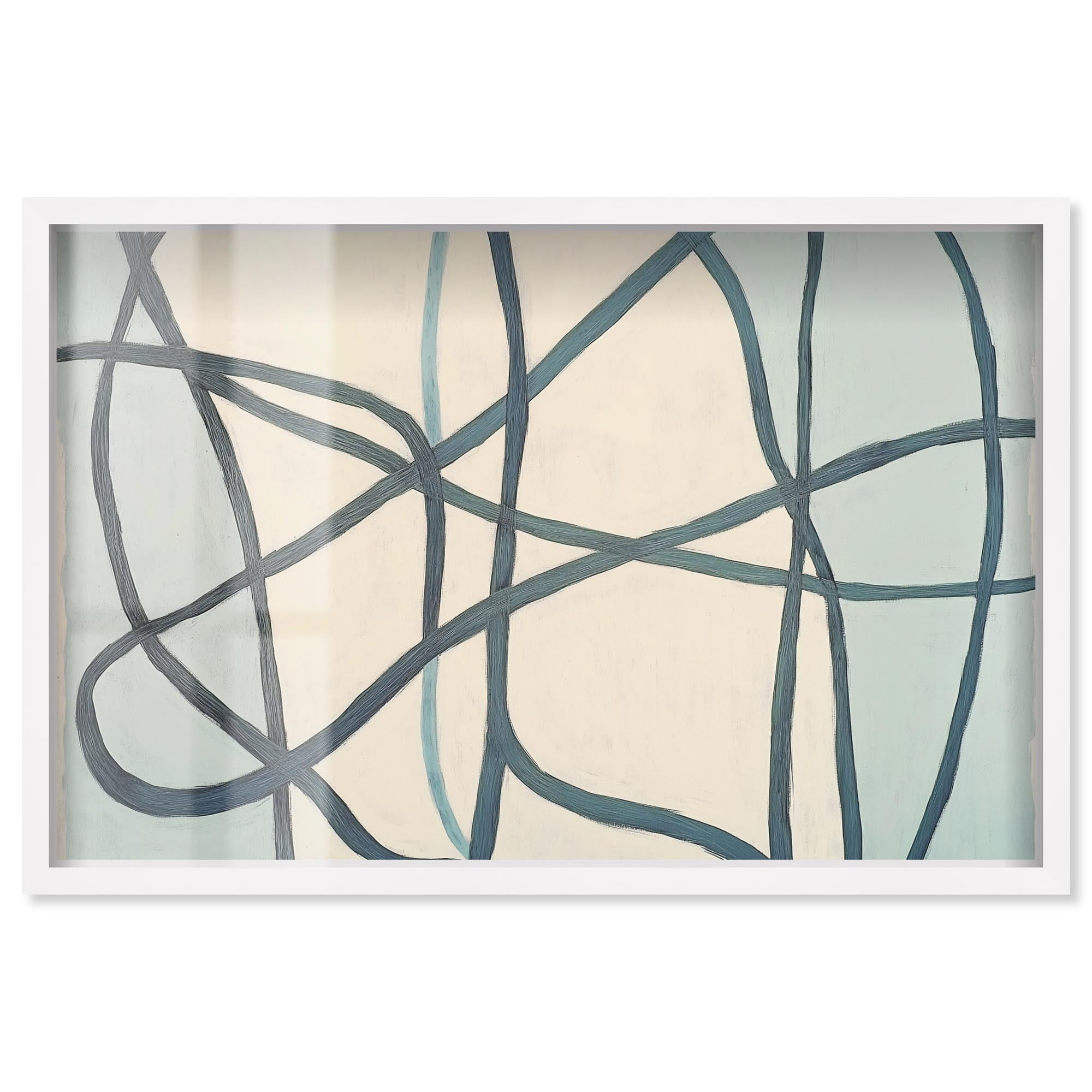 Eternal Loop II Shadowbox Print Minimalist Wall Art by Art Remedy ...