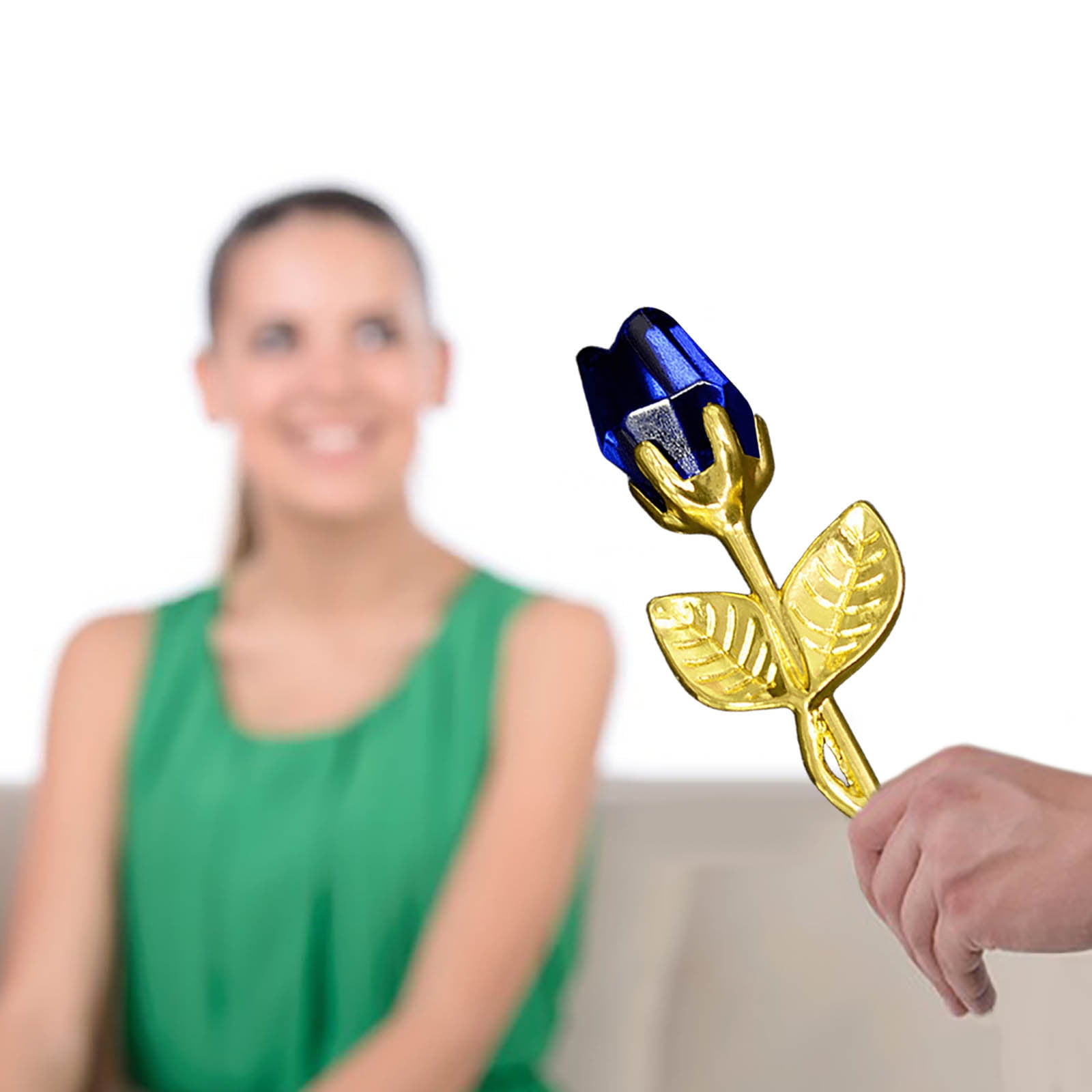 Eternal Love For Your Love Mini Crystal Flower With Crystal Roses ...