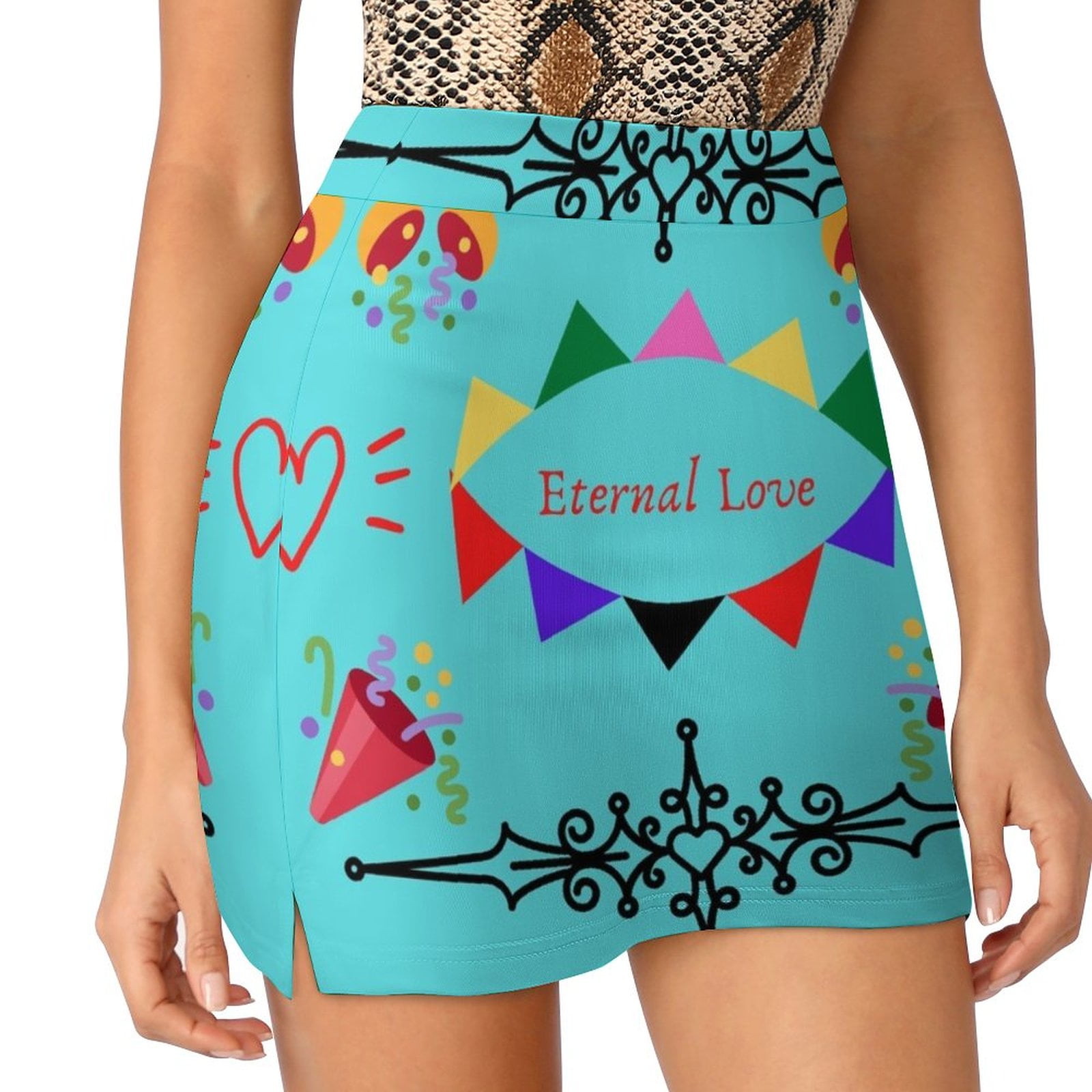 Eternal Love Light Proof Trouser Skirt Women's clothing kpop summer ...