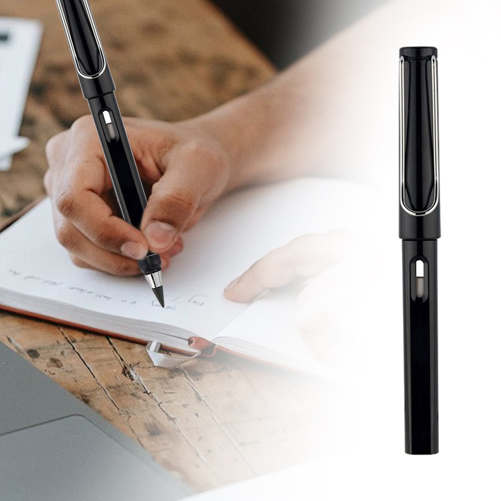 Eternal Pencil - No Sharpening Required, Unbreakable Graphite Core for ...