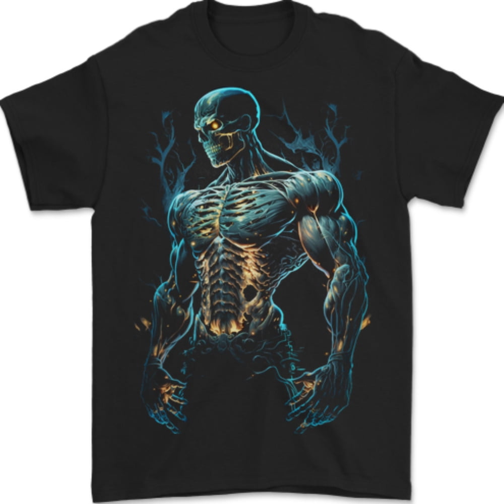 Eternal Physique Skull Gym Bodybuilding MMA Mens T-Shirt 100% Cotton ...