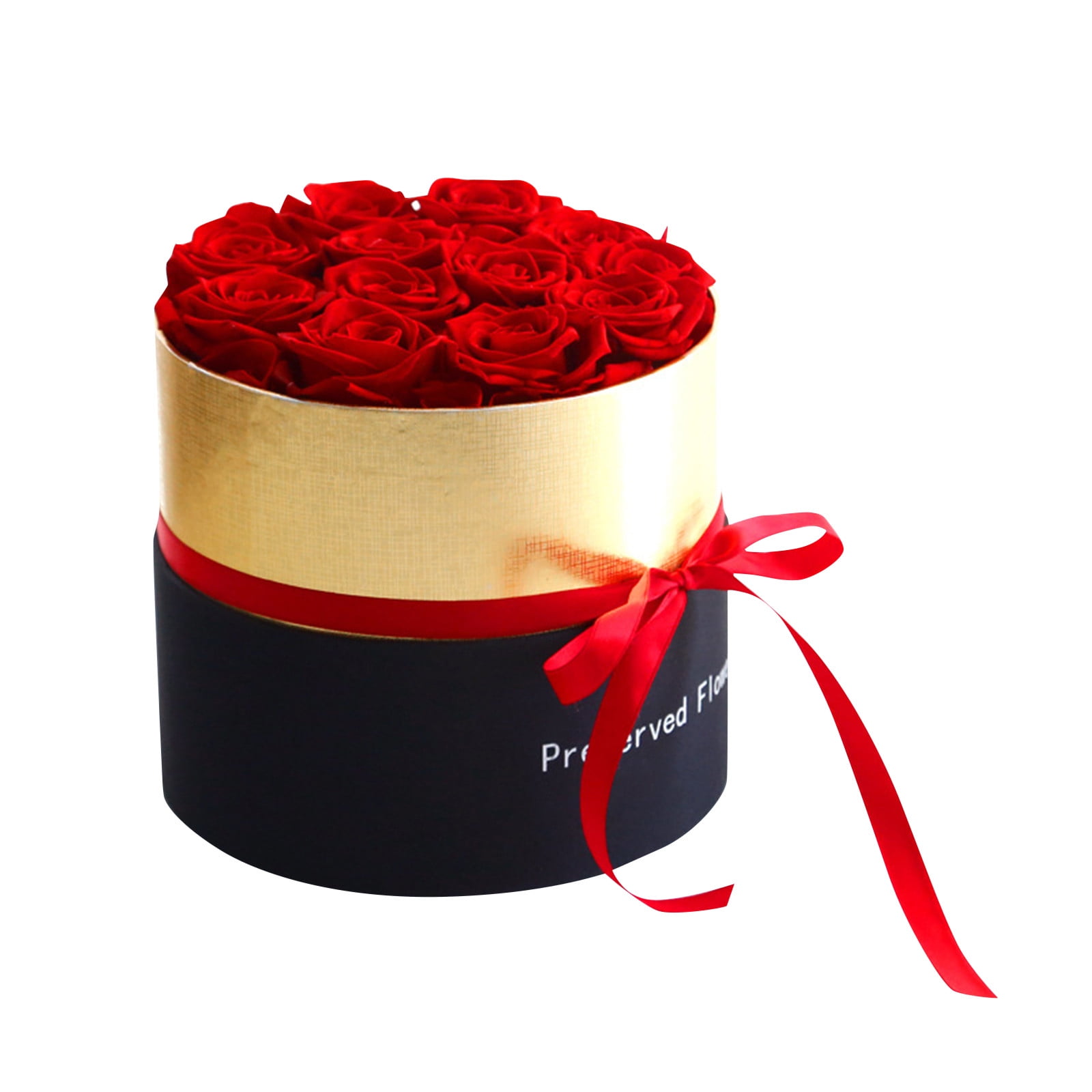 Eternal Preserved Roses in a Box, Forever Flowers Valentine鈥檚 Day ...