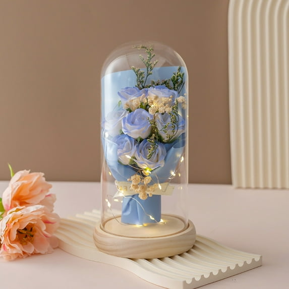 Eternal Rose Bouquet Decorative Arrangement, Preserved Flower Style ...