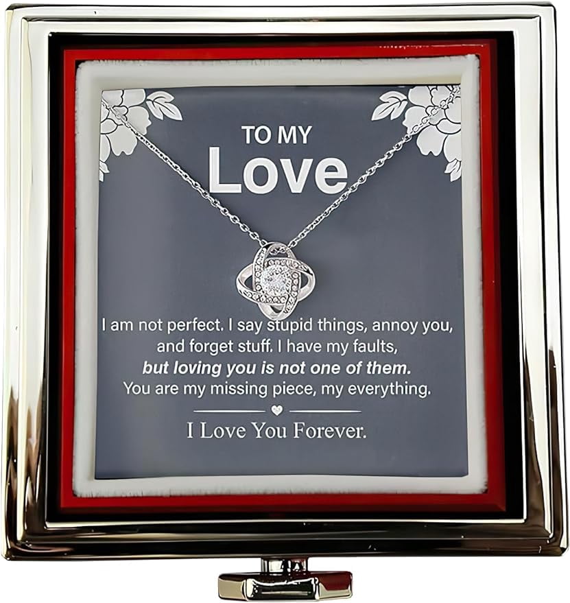 Eternal Rose Rotating Gift Box Jewelry Box, Preserved Red Rose with To ...