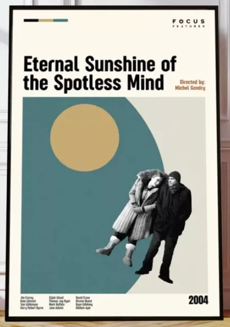 Eternal Sunshine Of The Spotless Mind Poster, Mid Century Modern Art NO ...