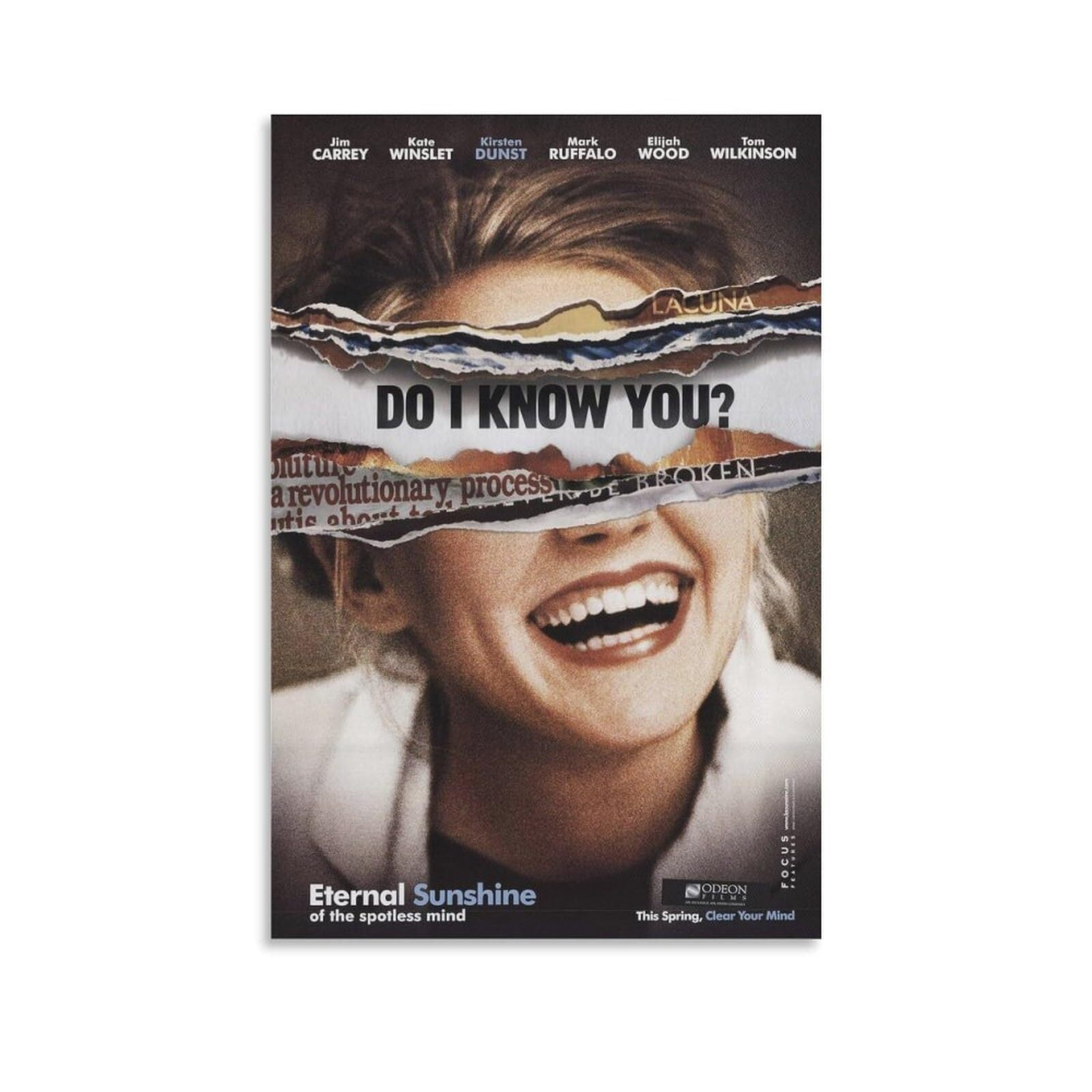 Eternal Sunshine Of The Spotless Mind Poster Movie Artworks Picture ...