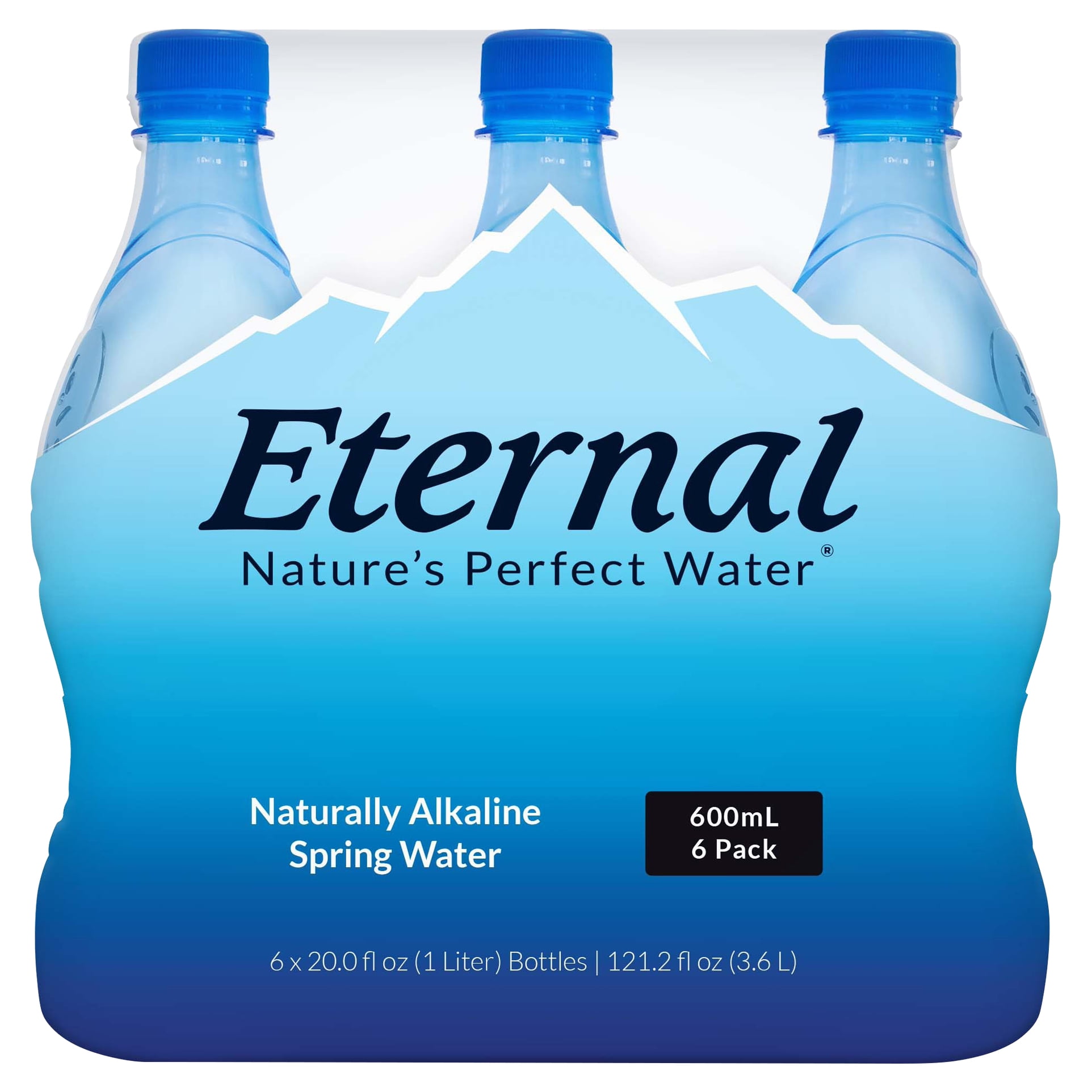 Eternal Water Naturally Alkaline 6 Pack 600 ml (Pack Of 4) - Walmart.com