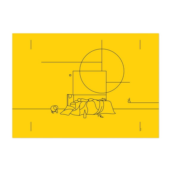 Eternal Youth of Simplicity - Manhattan New York Line Drawing Line Art ...