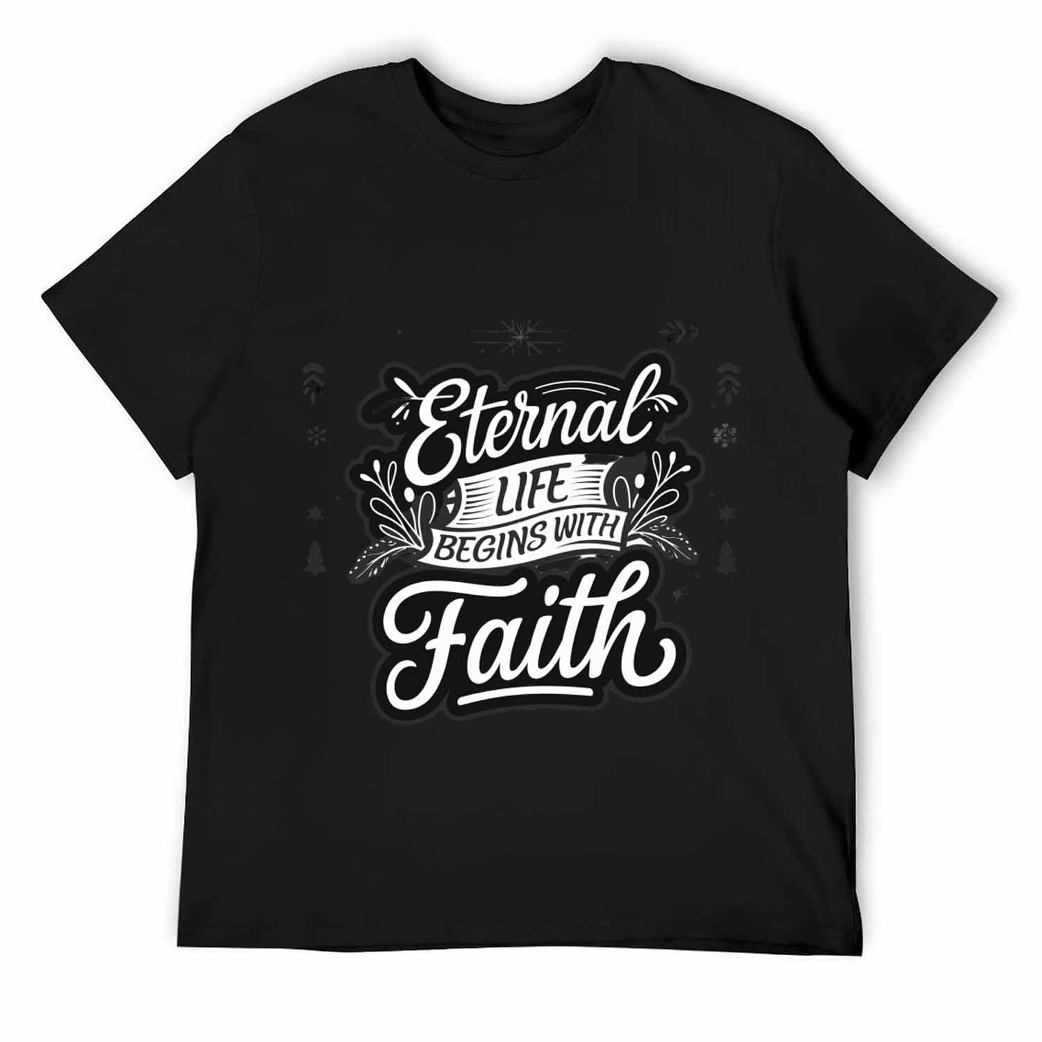 Eternal life begins with faith Old Funny 40Th 50Th 60Th 70Th Birthday ...
