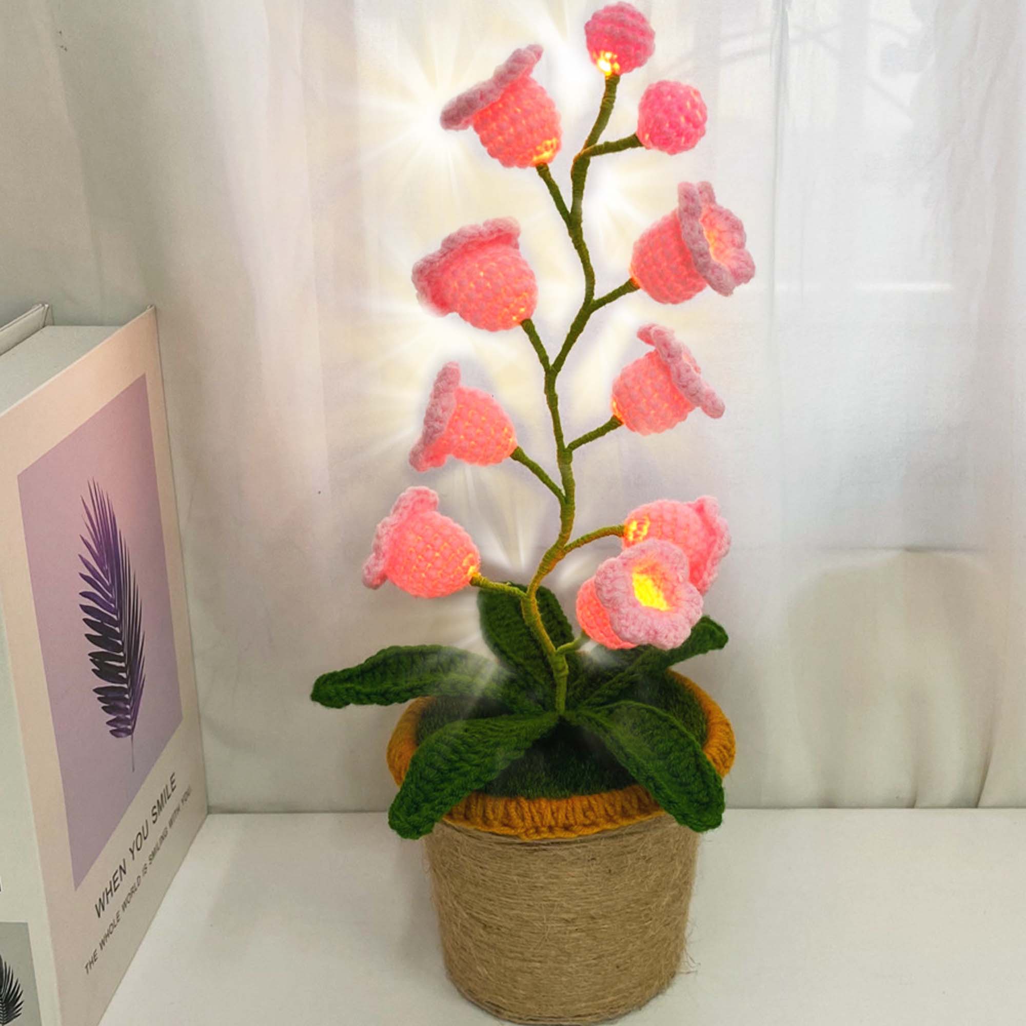 Eternalbloom Lily Night Lamp,Lily of The Valley Lamp, Crochet ...
