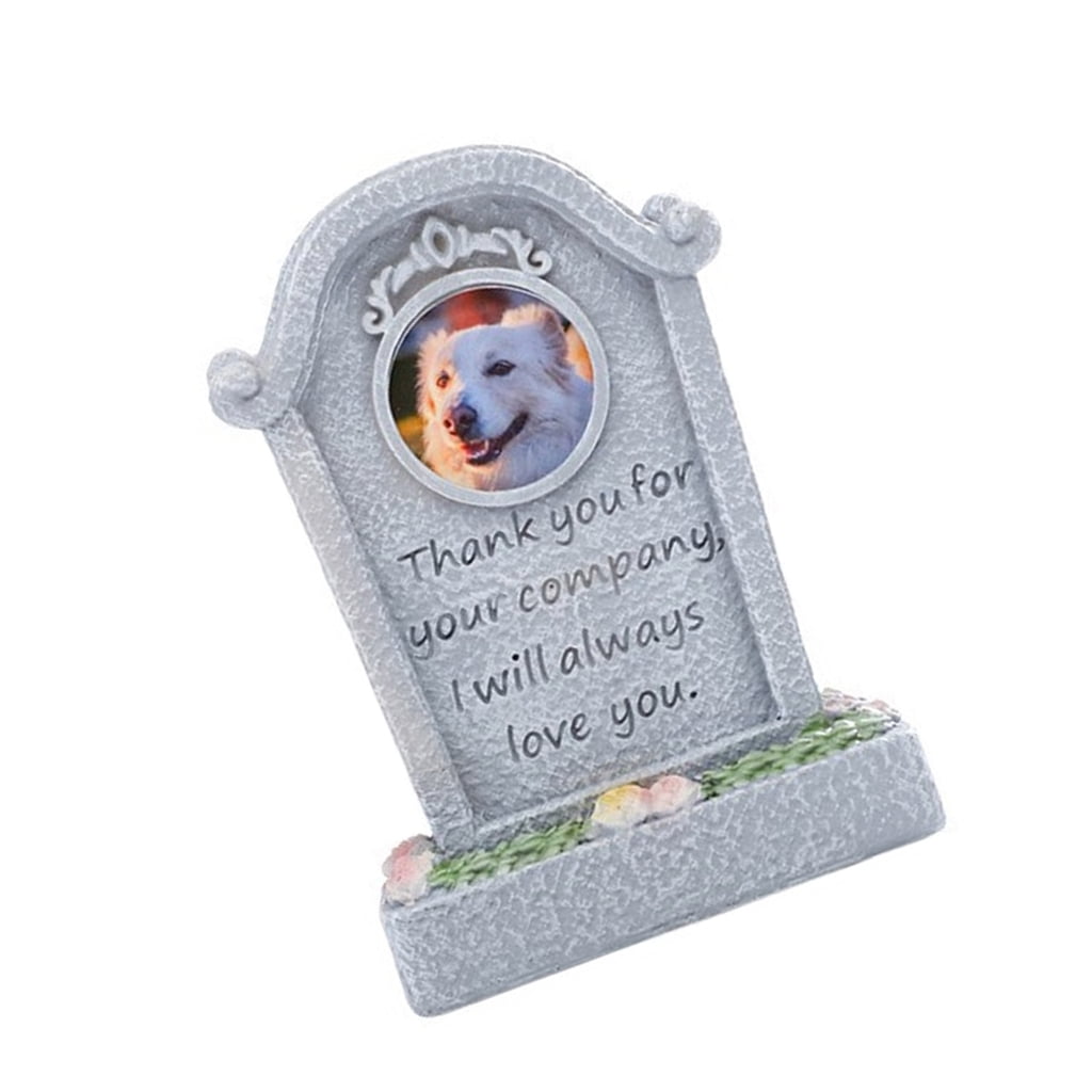 Eternality Memory Pet Dog Cemetery Stone Weatherproof Resin Grave ...