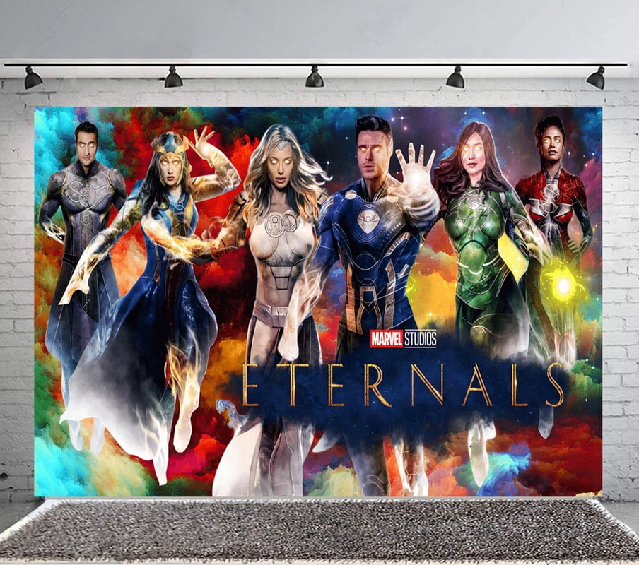Eternals Backdrop Banner Party Supplies Poster Movie Theme Background ...