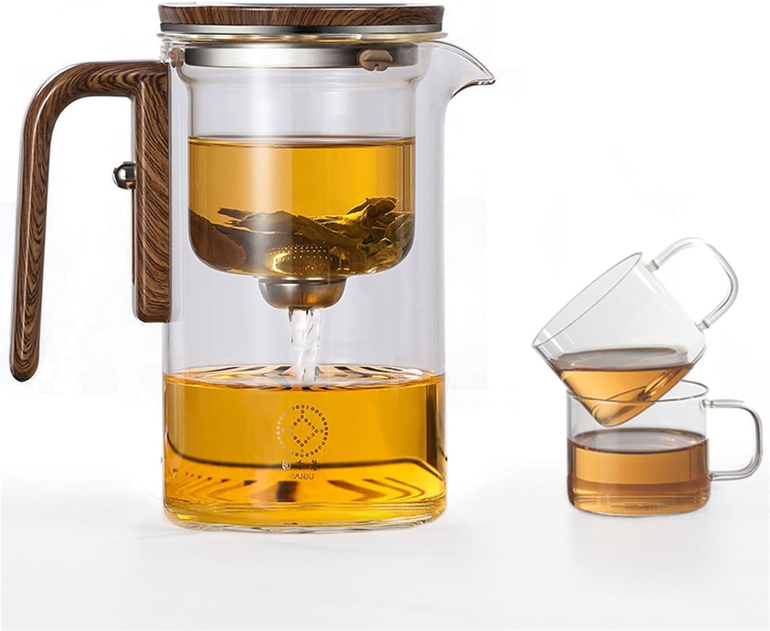 Eternititea Magic Pot, Eternity Tea Magic Pot, Borosilicate Glass Tea ...