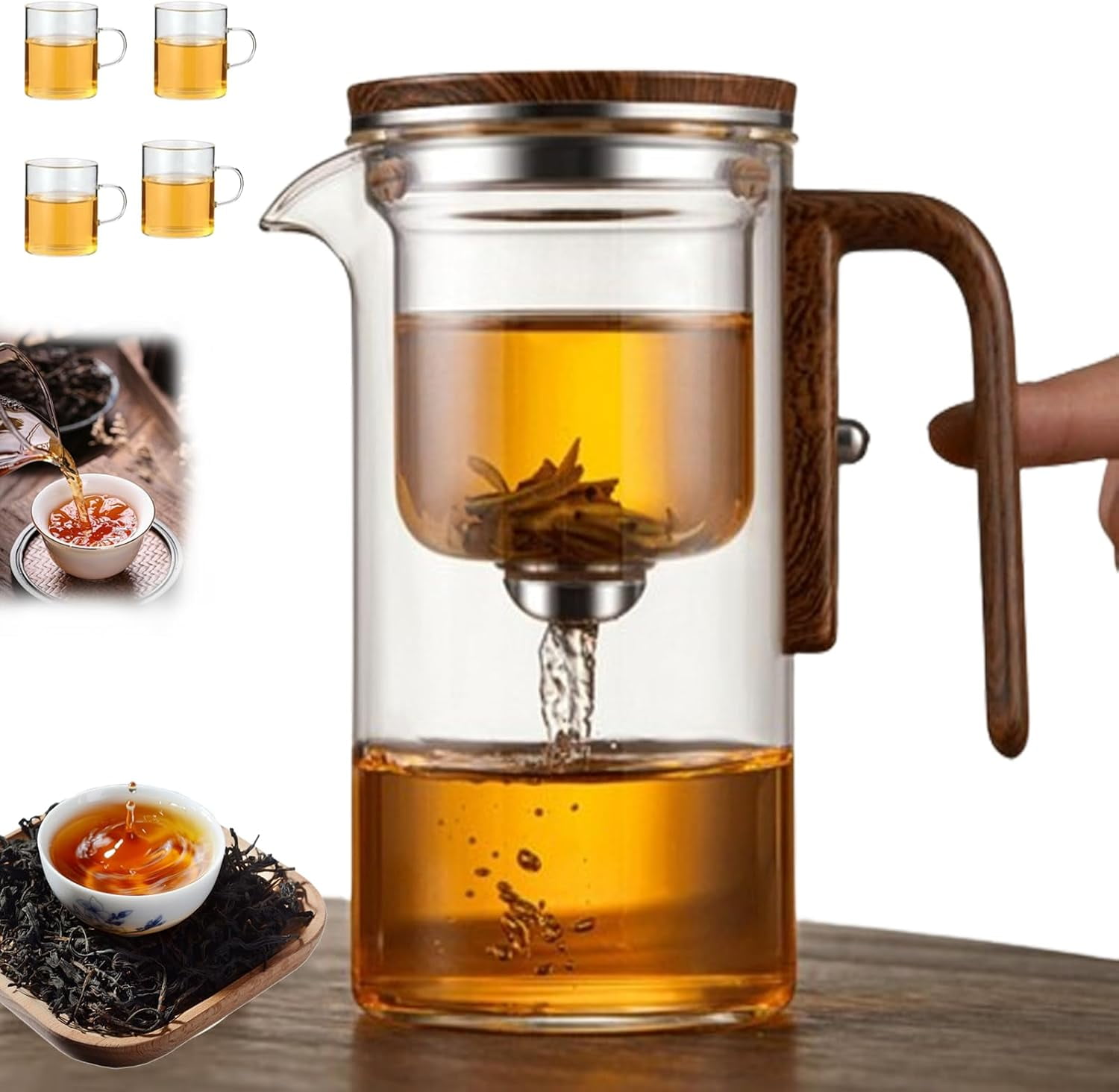 Eternititea Magic Pot,Eternity Tea Magic Pot,Illutimate Tea Pot ...