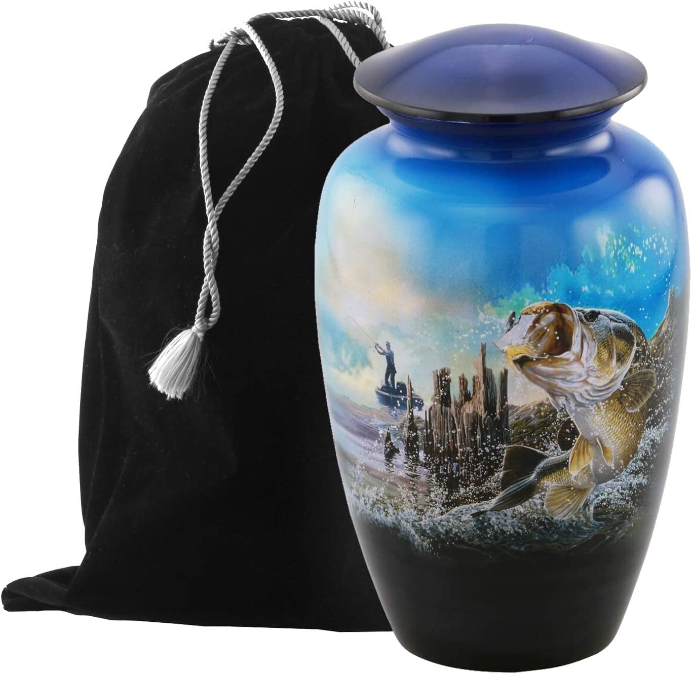 Eternitymart's Aesthetic Painted Cremation Urn - Affordable Metal Urn ...