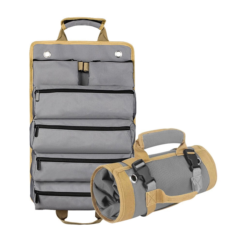 Eterstarly Tool Bag, Tool Roll Up Bag, Heavy Duty Tool Organizer with 6 ...