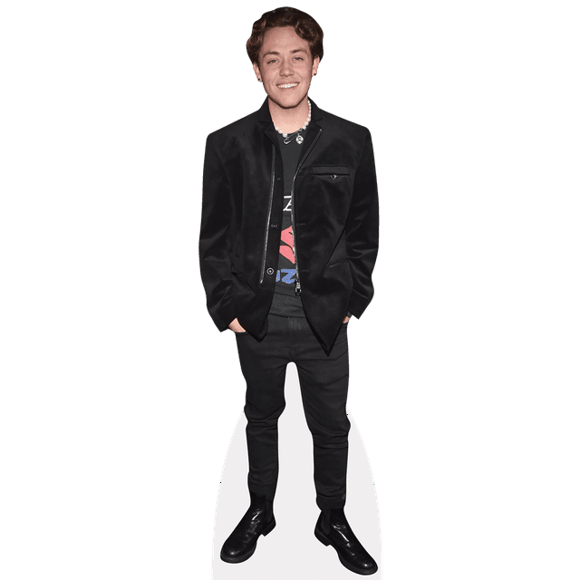 Ethan Cutkosky (Black Outfit) Mini Cardboard Cutout Standee - Walmart.com