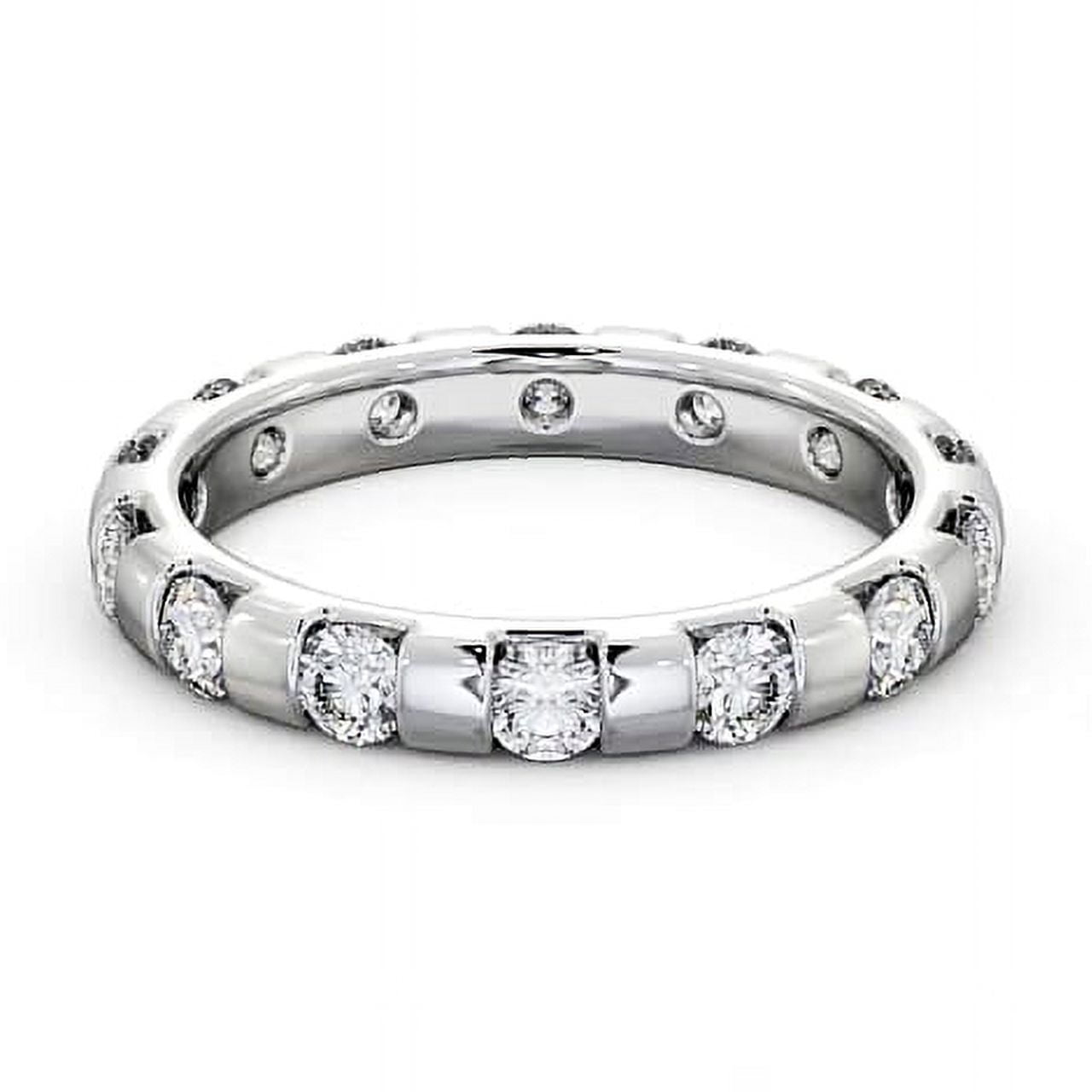Ethan Jewel 0.7Ct Round Cut Moissanite Solitaire Ring for Her - 14K ...