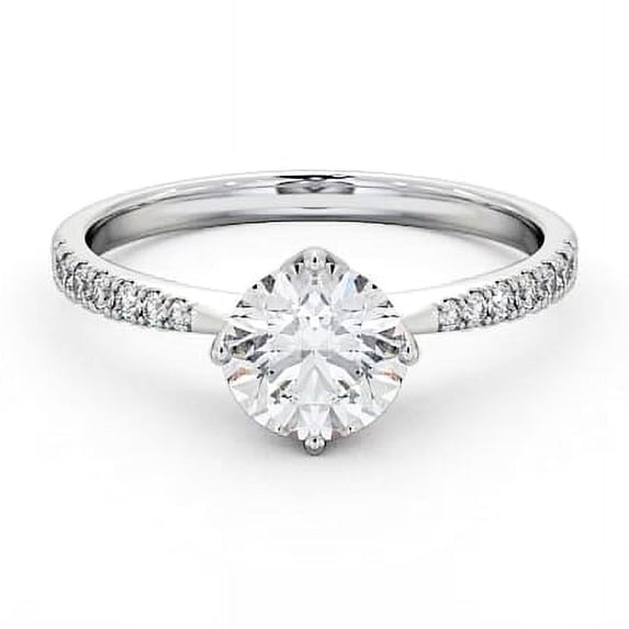 Ethan Jewel 14K Gold Plated Ring for Women's - 2 Ct Round Cut ...