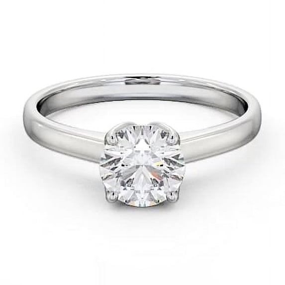 Ethan Jewel 14K Gold Plated Solitaire Ring - Round Cut Excellent 2.2 Ct ...
