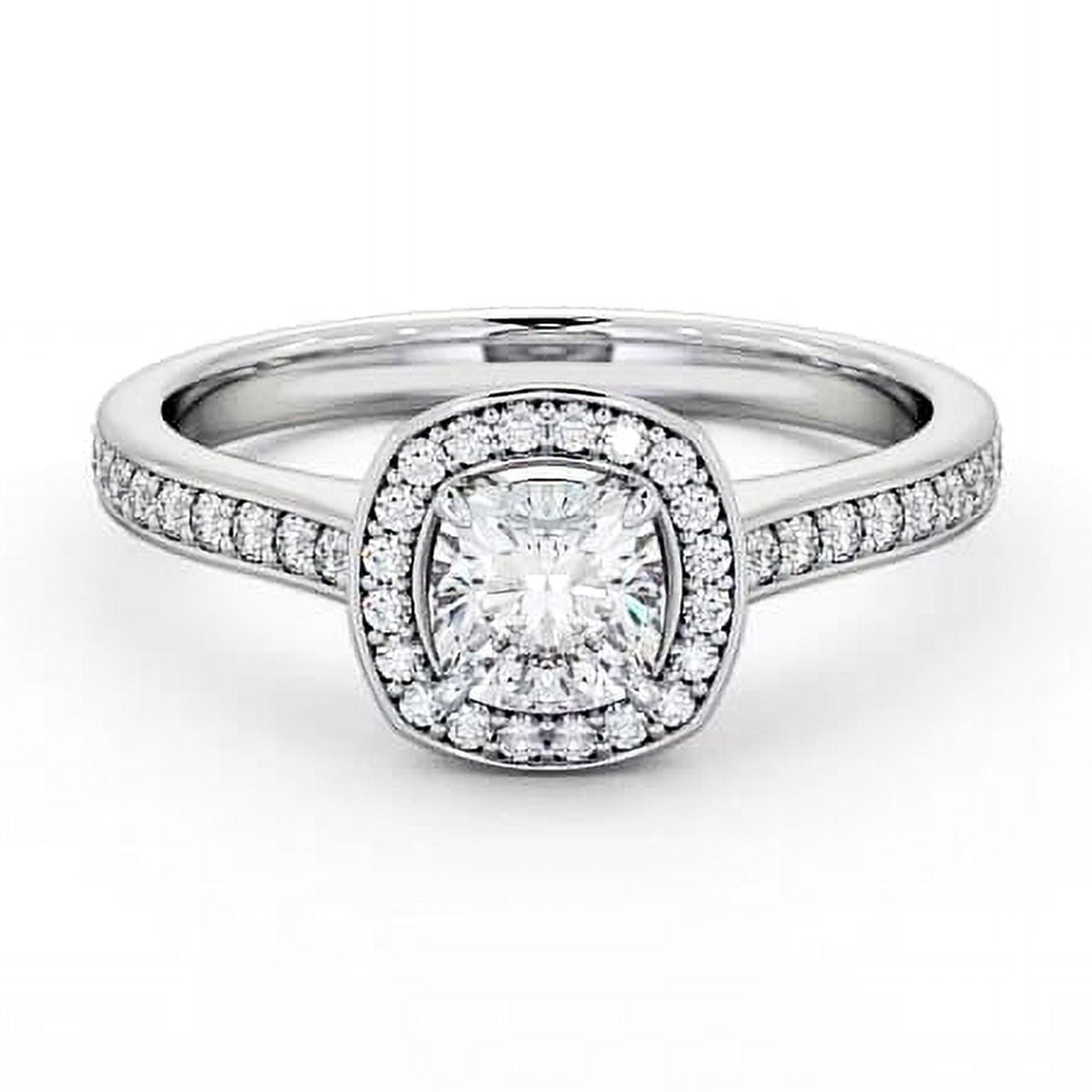Ethan Jewel 14K White Gold Plated Anniversary Gift for Women's - 2.7 Ct ...