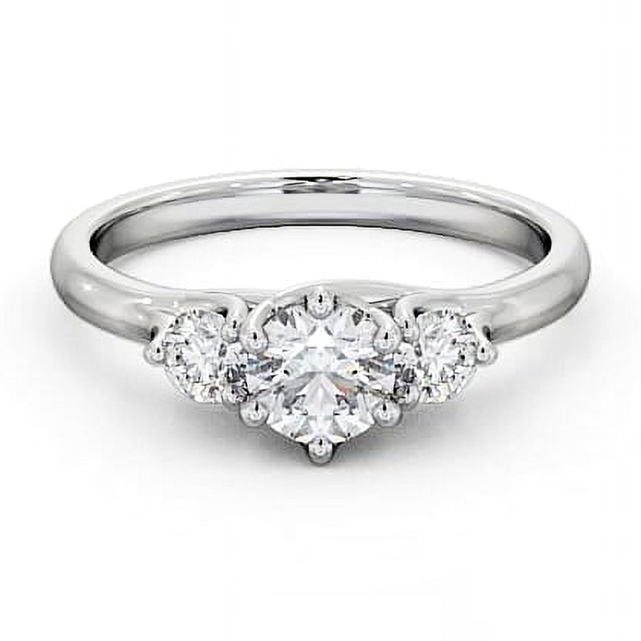 Ethan Jewel 14K White Gold Plated Wedding Anniversary Ring - 1.8 Ct ...