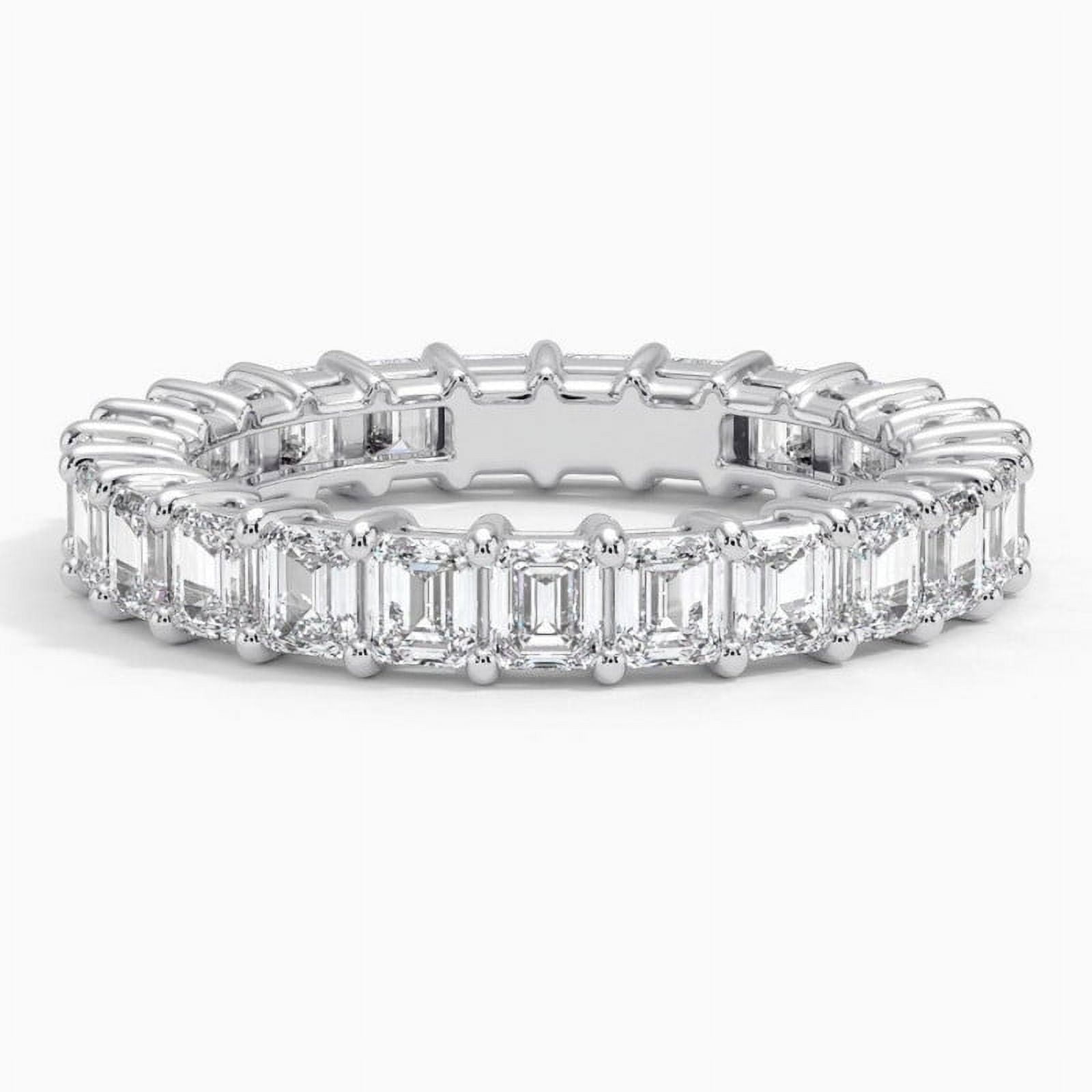 Ethan Jewel 1Ct Emerald Cut Simulated Lab Diamond Wedding Ring - 14k ...