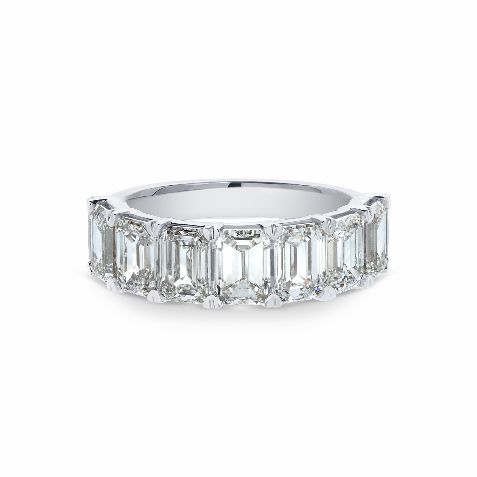 Ethan Jewel 2.7 Ct Emerald Cut Lab Diamond Multi Stone Ring – Crafted ...