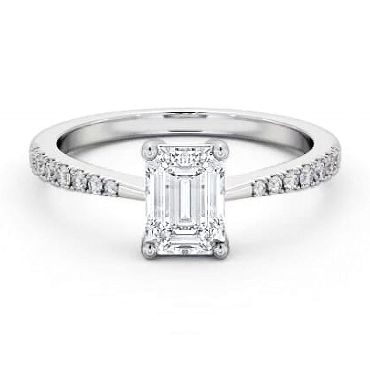 Ethan Jewel Emerald Cut Excellent 1.5 Ct Moissanite Ring For Women's ...