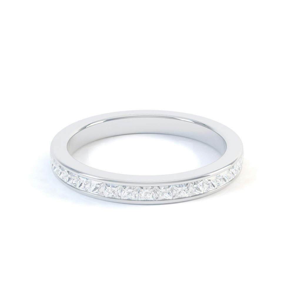 Ethan Jewel Princess Cut Diamond Engagement Band – 1.9 Ct Lab-Created ...