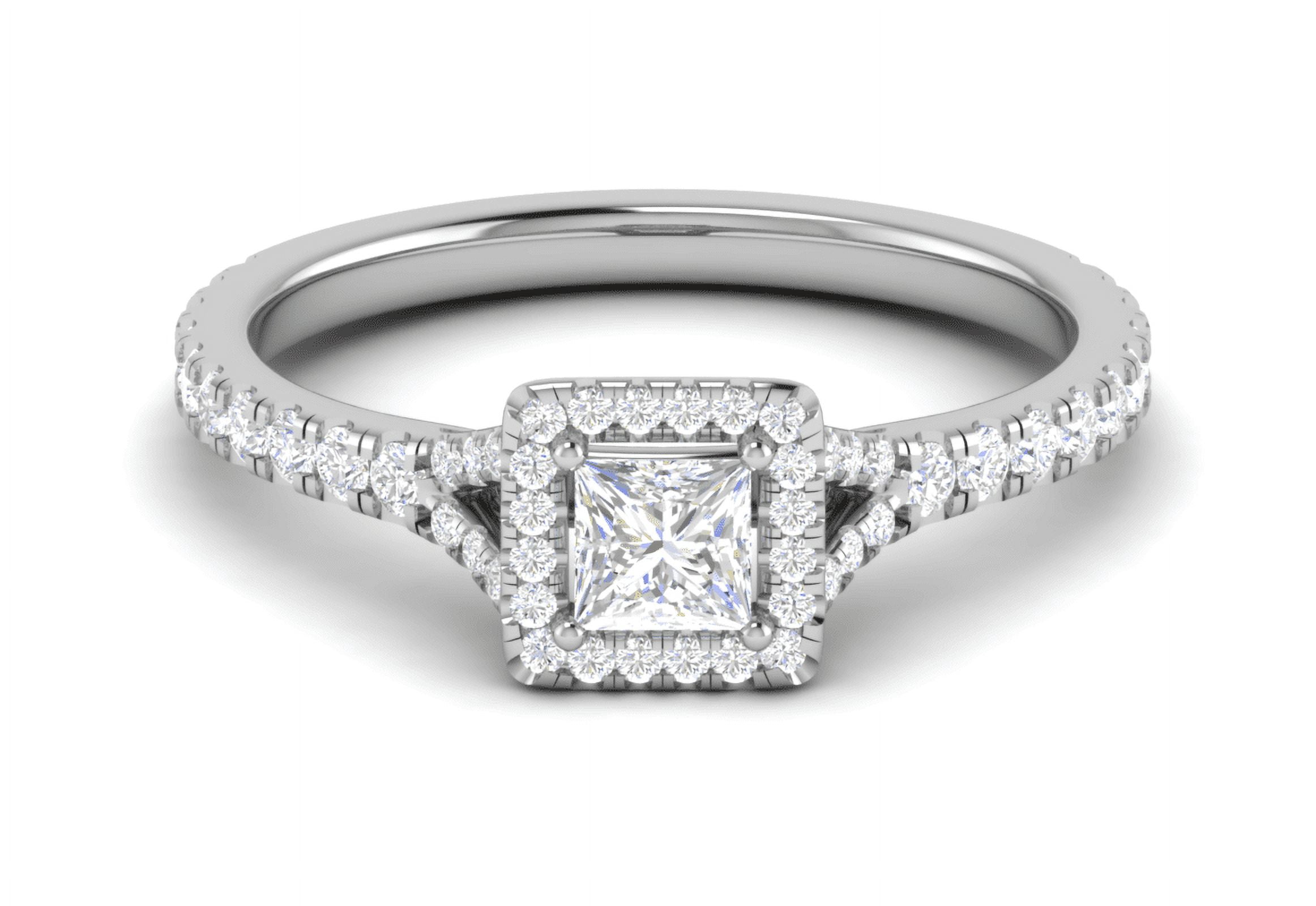 Ethan Jewelry Princess Cut 1.6 Ct Excellent Diamond Ring for Women ...