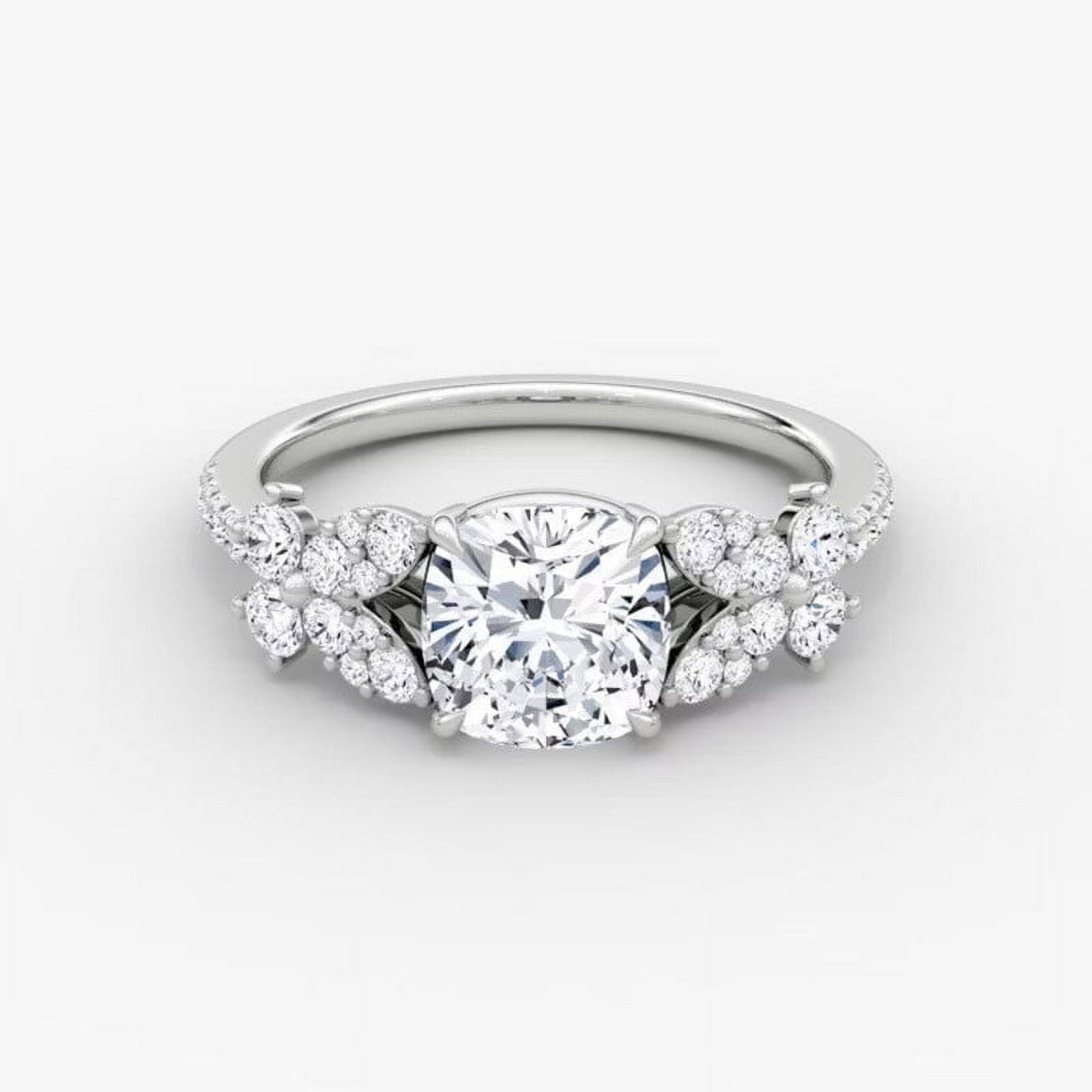 Ethan Jewelry Wedding Anniversary Ring - 14K White Gold Plated - 1.8 Ct ...