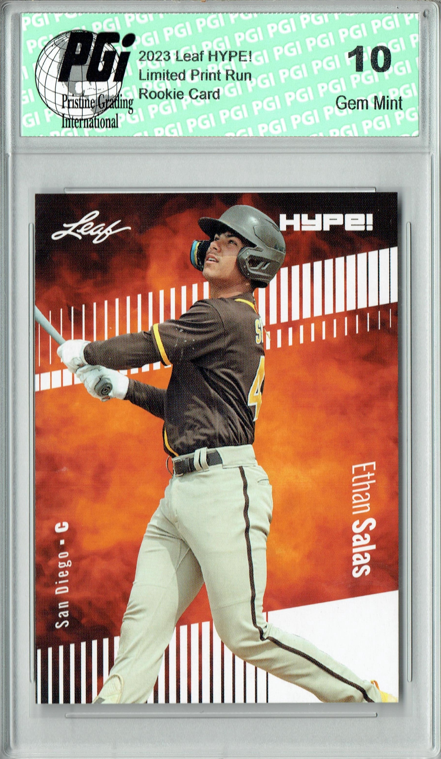 Ethan Salas 2023 Leaf HYPE! #119 Only 5000 Made! SD Padres Rookie Card ...
