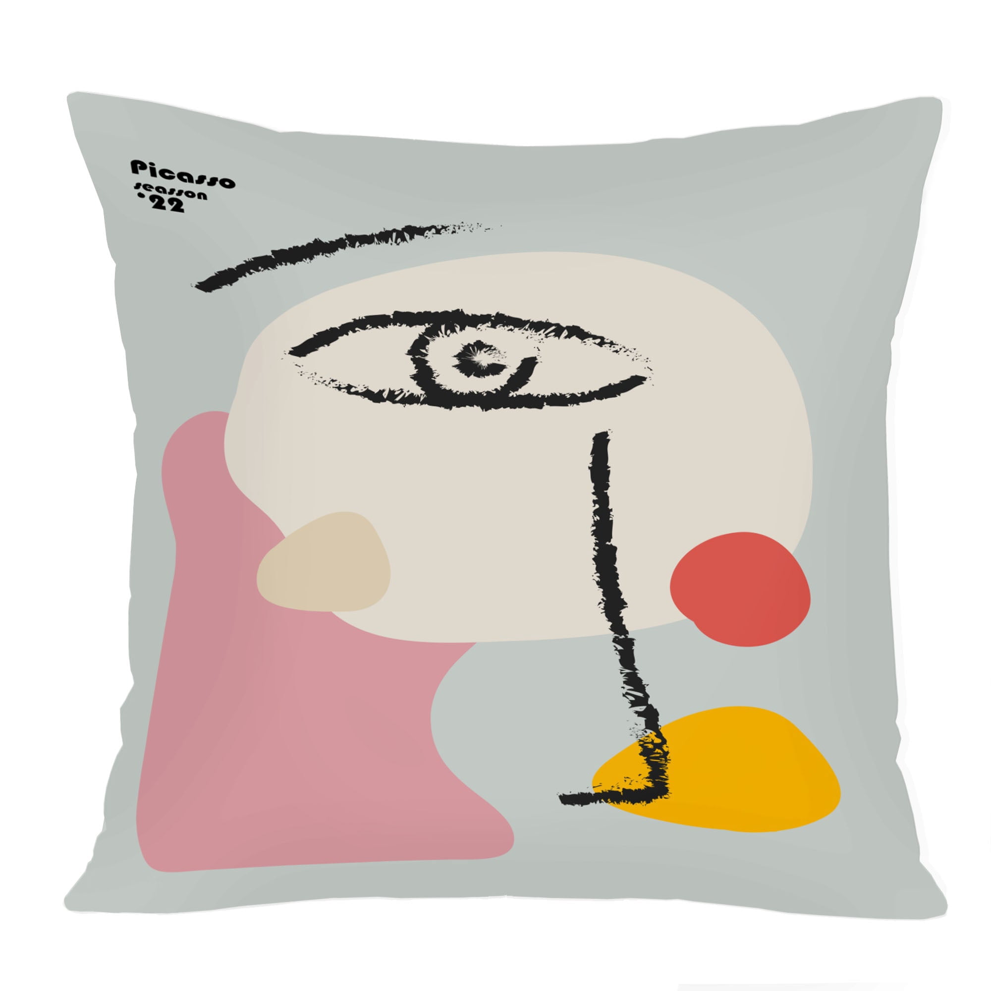 Ethan Taylor Abstract Throw Pillow Soft Cushion Cover 'Picasso Style ...