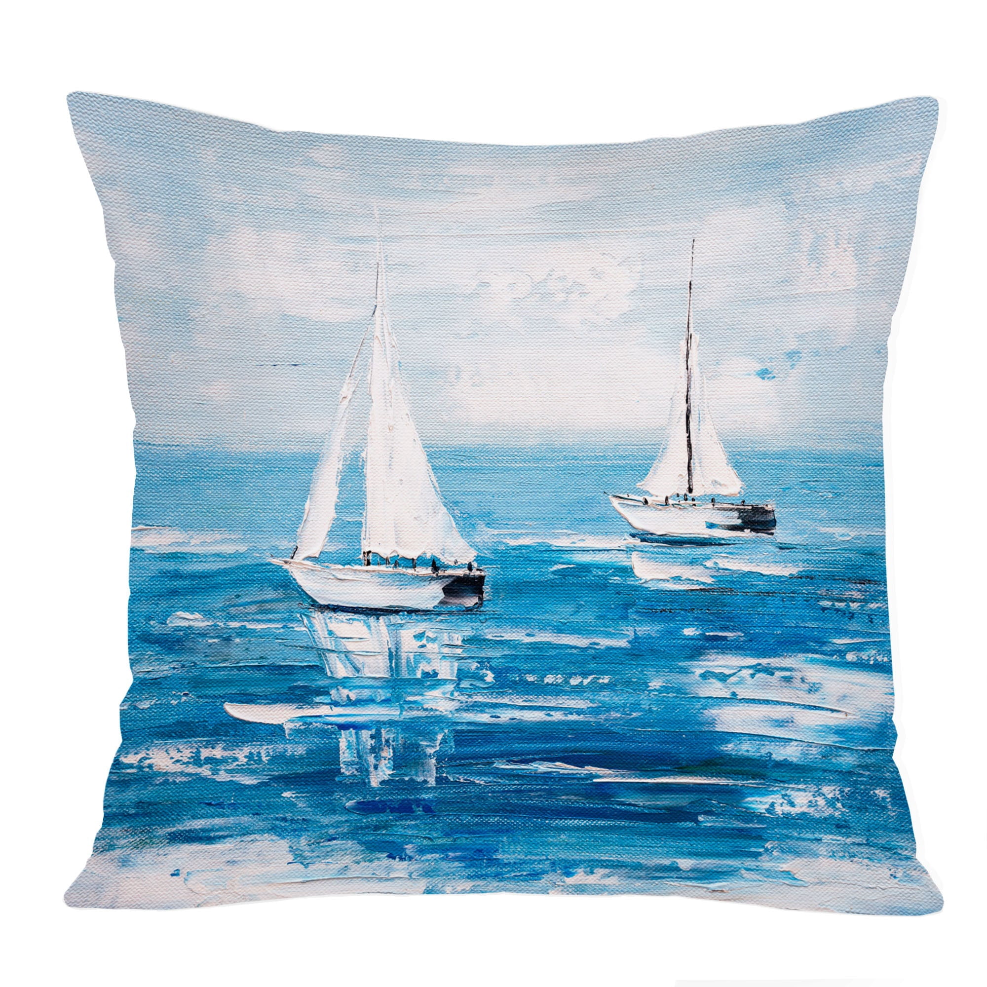 Ethan Taylor Beach and Coastal Throw Pillow Soft Cushion Cover ...