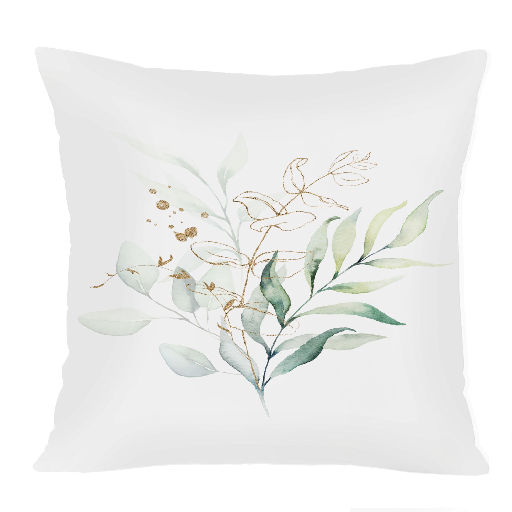 Ethan Taylor Botanical Throw Pillow Soft Cushion Cover 'Watercolor ...