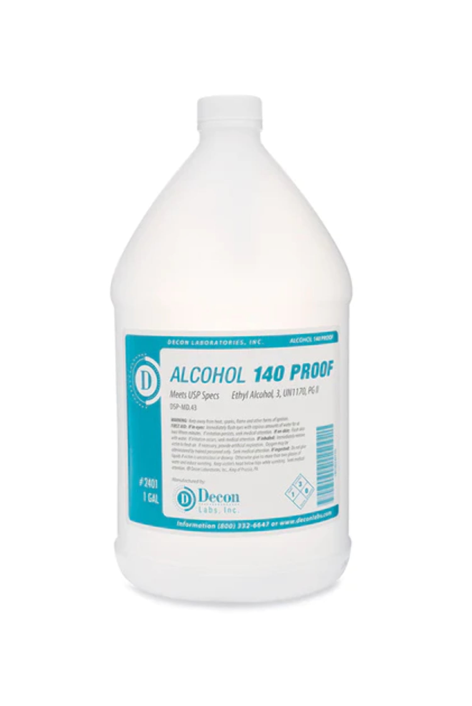 Ethanol 140 Proof (70%) Undenatured Alcohol - Walmart.com