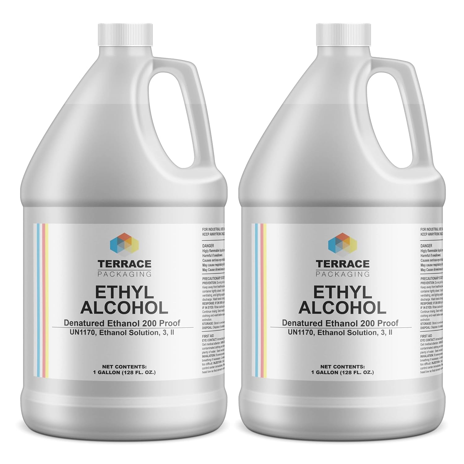 Ethanol Alcohol 95% - Ethyl Alcohol - 2 Gallon - High Purity - Multi ...