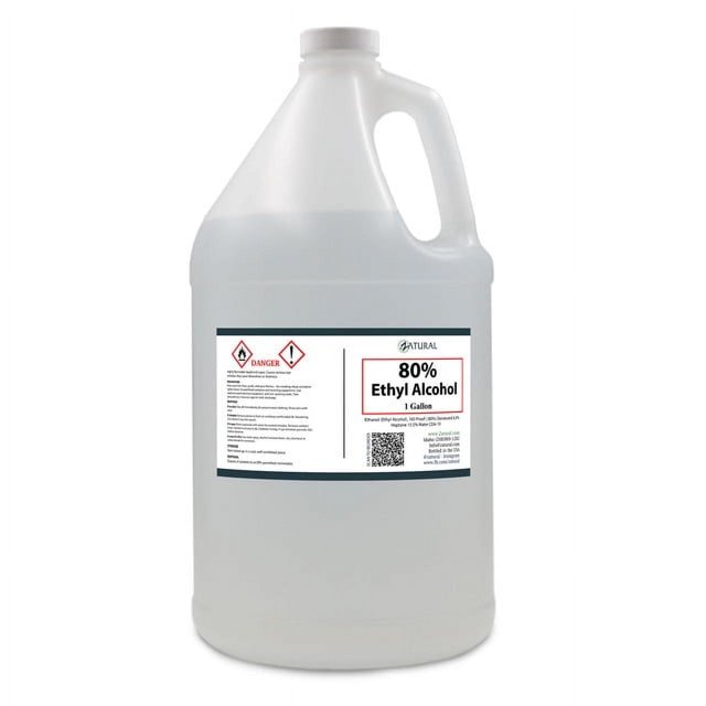 Industrial Ethanol - Ethyl Alcohol 80%, 4.5% Heptane, 15.5% Water (128 Ounce) for Cleaning ...