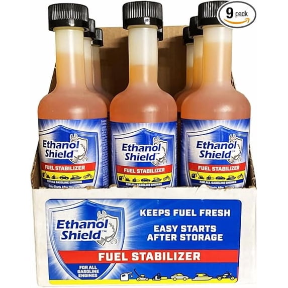 Ethanol Shield Fuel Stabilizer 8 oz CASE of 9. Prevents Corrosion ...