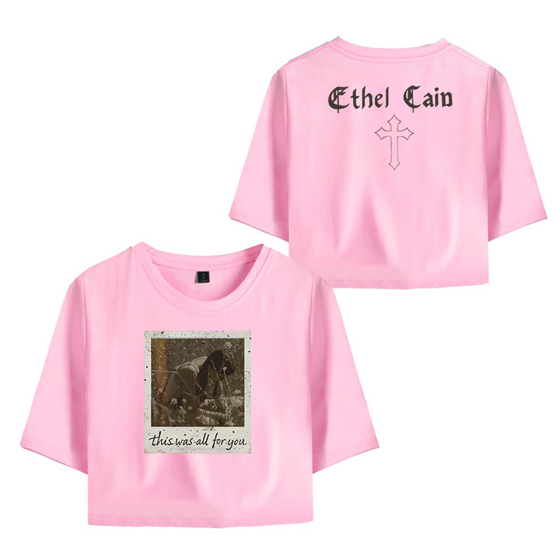 Ethel Cain Merch T-Shirt For Women&Girls Midriff Short Sleeve Summer ...