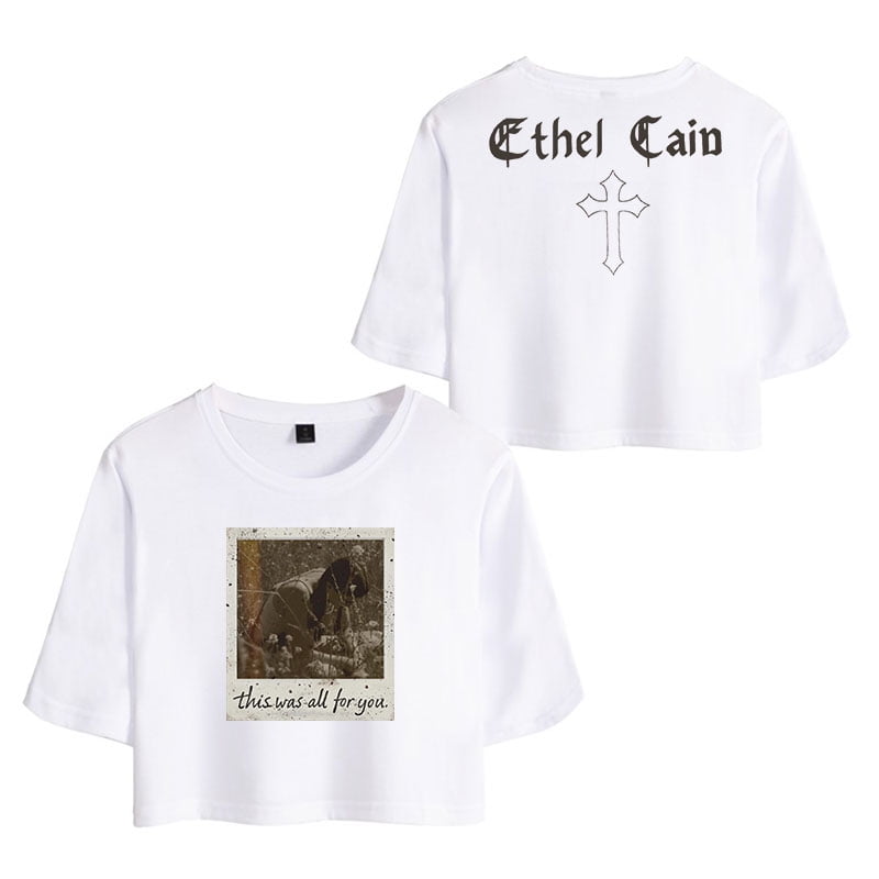 Ethel Cain Merch T-Shirt For Women&Girls Midriff Short Sleeve Summer ...