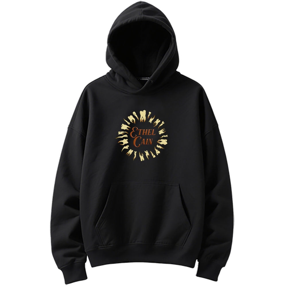 Ethel Cain Merch Teeth Wreath Hoodie Spring&Autumn Fashion Men/Women ...